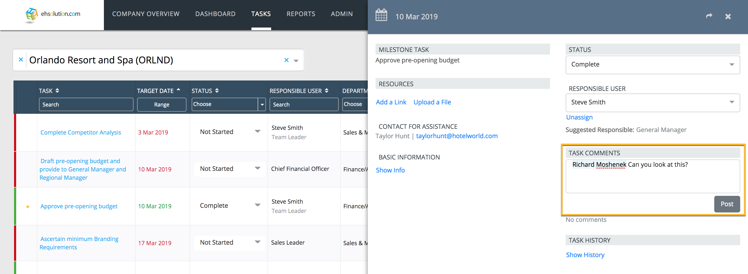How do I tag or mention someone in a task comment? – Pacer Help Center